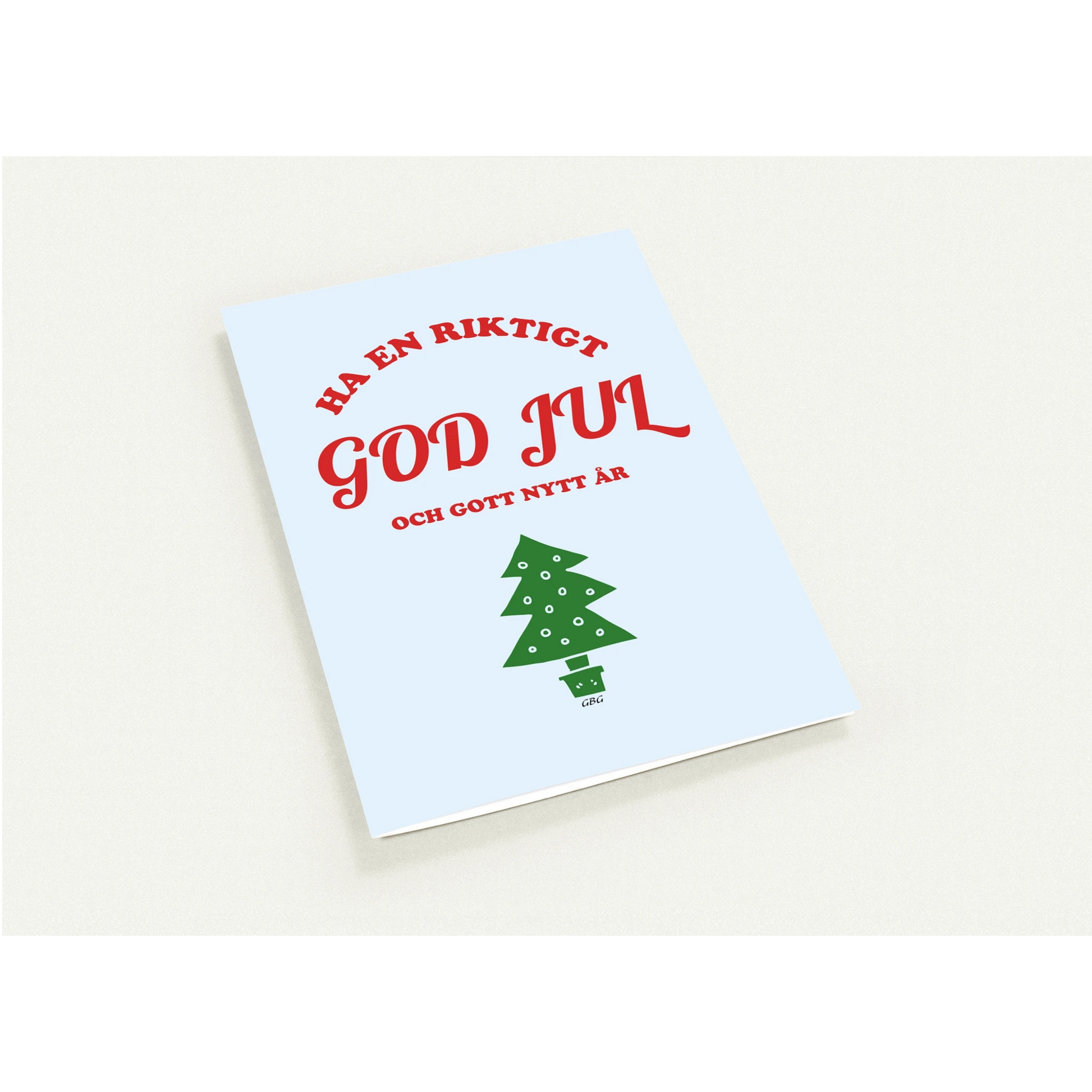 Julkort Ha en riktigt God Jul | Paket med 10 vykort (A6) – GBGMotiv